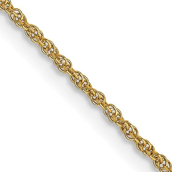 14k Yellow Gold Baby Rope Chain