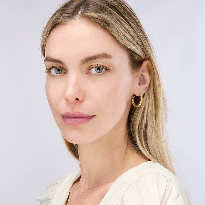 14k gold open hoop earrings store