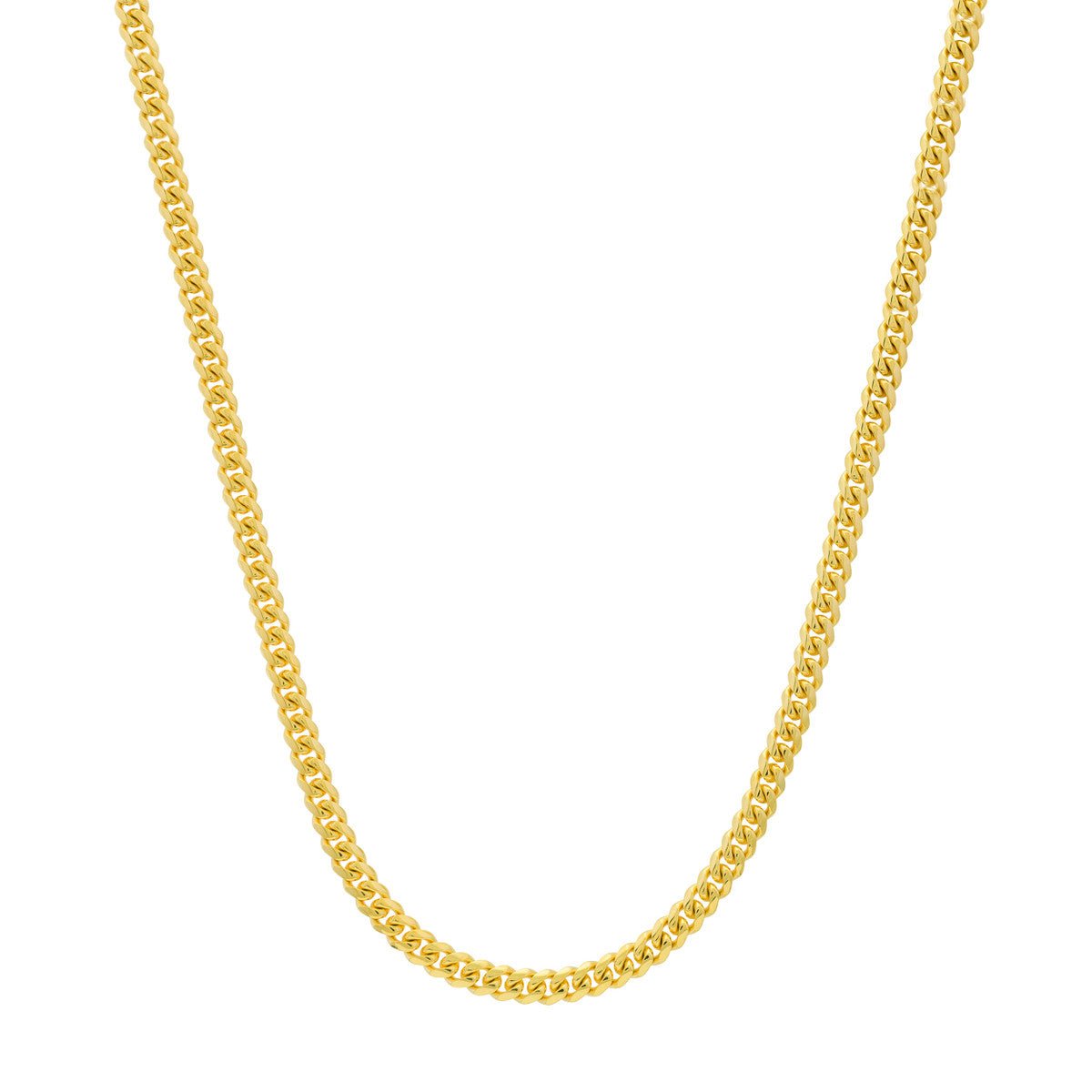 10K Yellow Gold 6.45mm Miami Cuban Chain Box Lock
