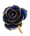 Midnight Blue - 24K Dipped Rose